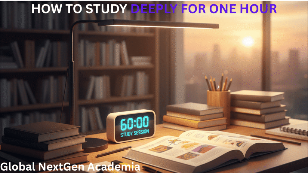 How to Study Deeply for One Hour – Global NextGen Academia
